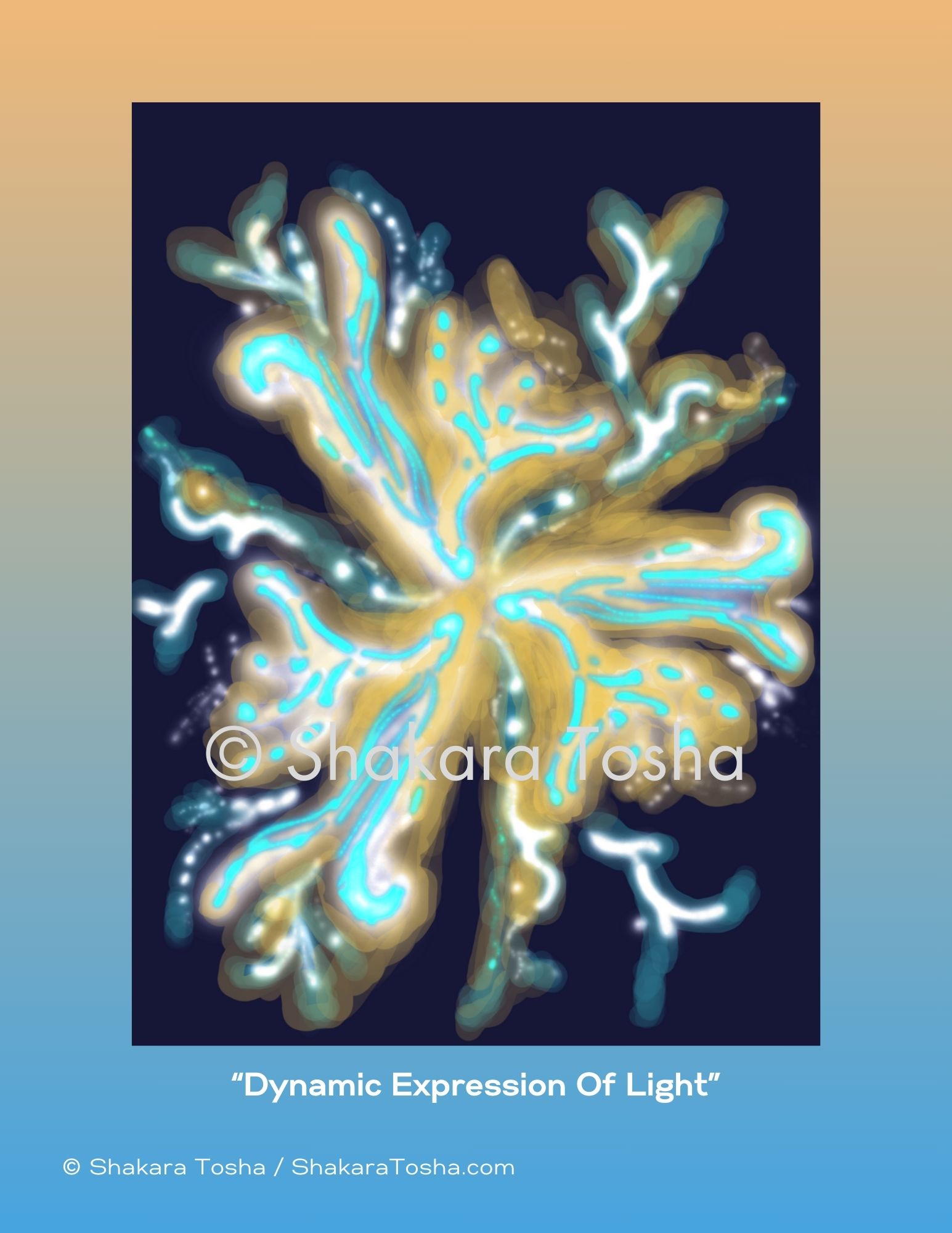 “Dynamic Expression Of Light” Art Print — Shakara Tosha