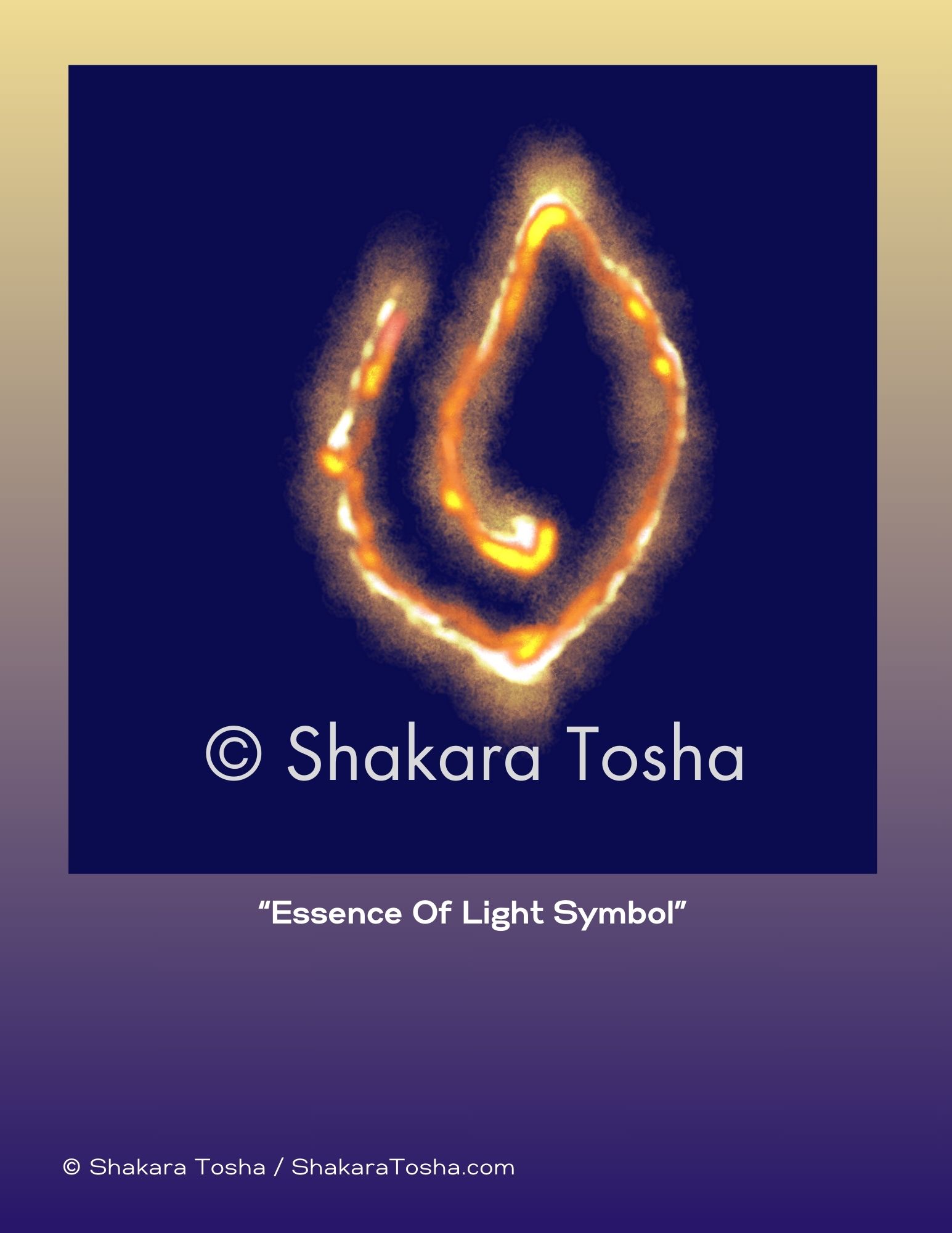 “Essence of Light Symbol” Art Print — Shakara Tosha