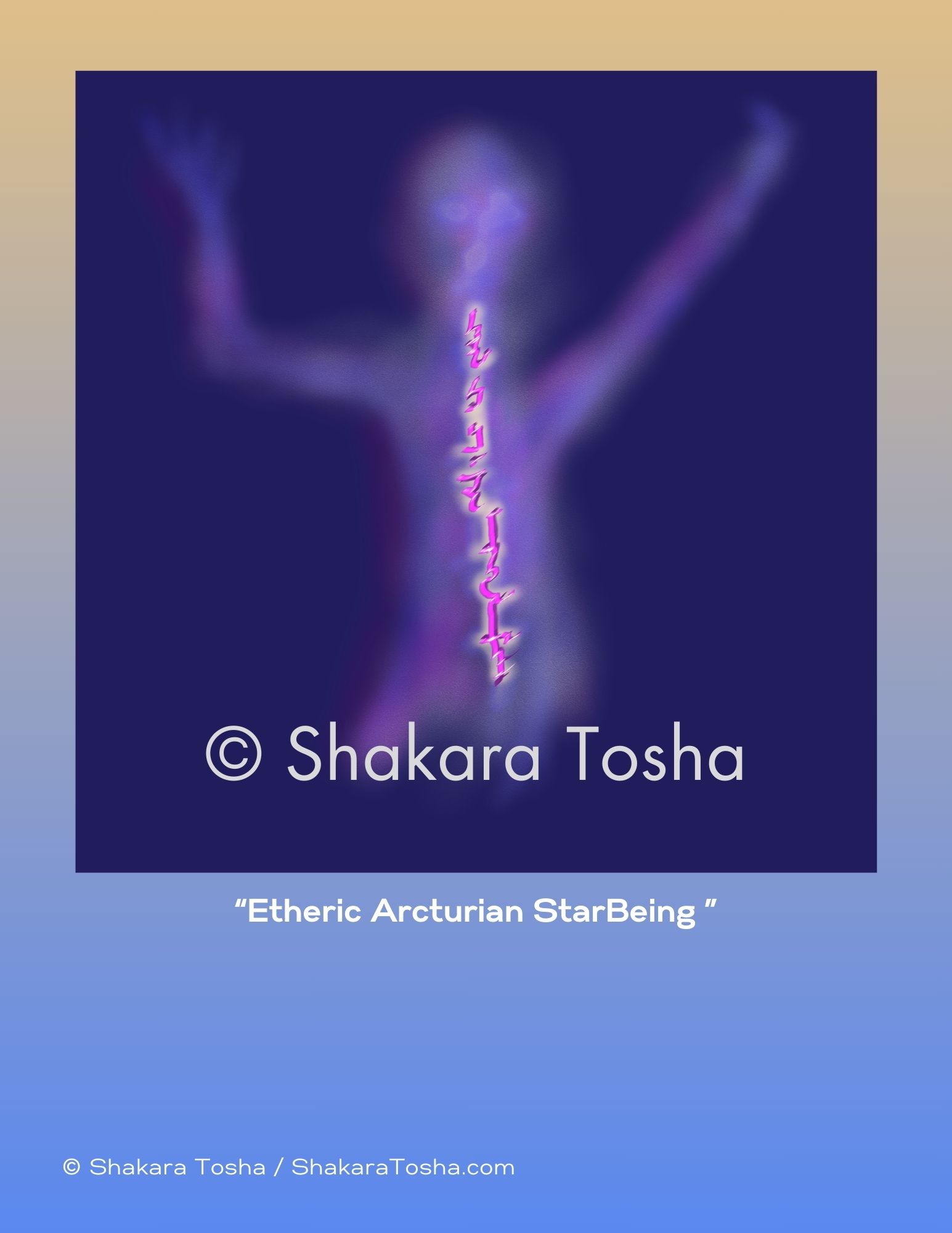 “Etheric Arcturian StarBeing” Art Print — Shakara Tosha