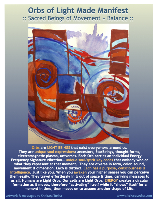 “Orb of Light Made Manifest” (Oracle Card) — Shakara Tosha