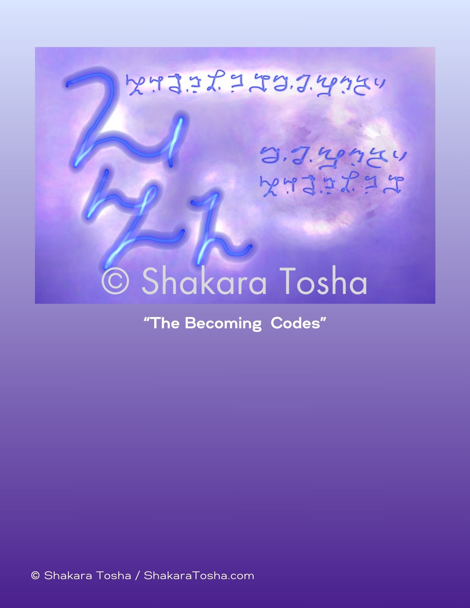 “The Becoming Codes-Shakara Tosha” Art Print — Shakara Tosha